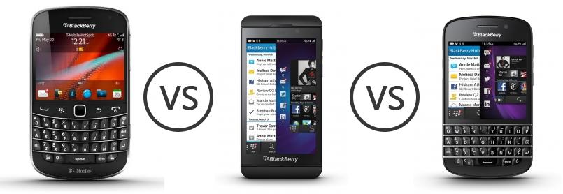 Blackberry Q10 Vs Bold 9900