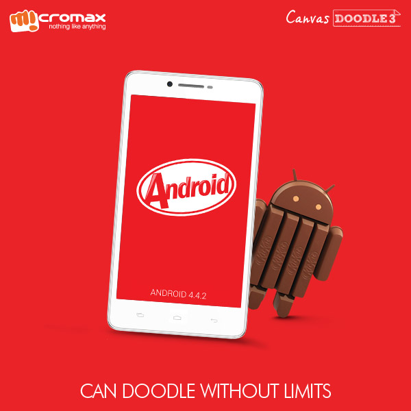 Micromax Canvas Doodle 3 A102 now comes with Android 4.4.2 KitKat pre ...