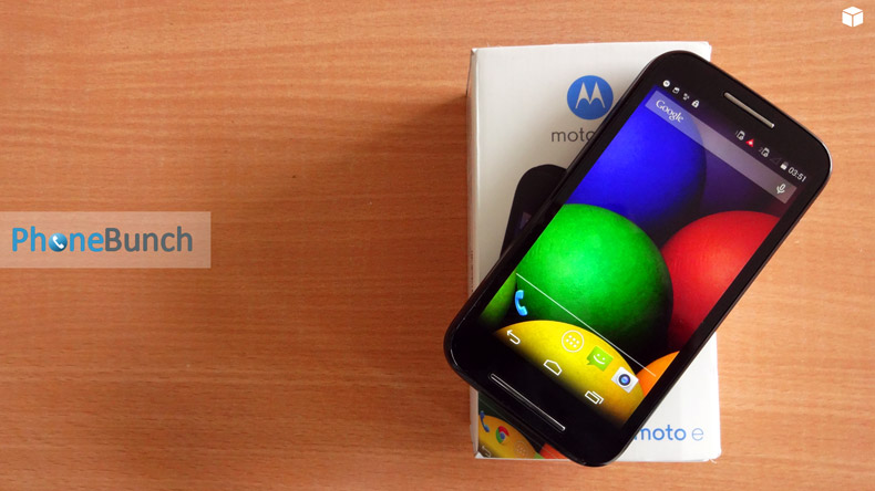 Motorola Moto E Unboxing and Hands-on